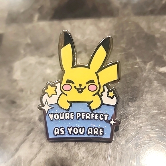 Jewelry | Pokemon Pikachu You Are Perfect As You Are Enamel Pin | Poshmark